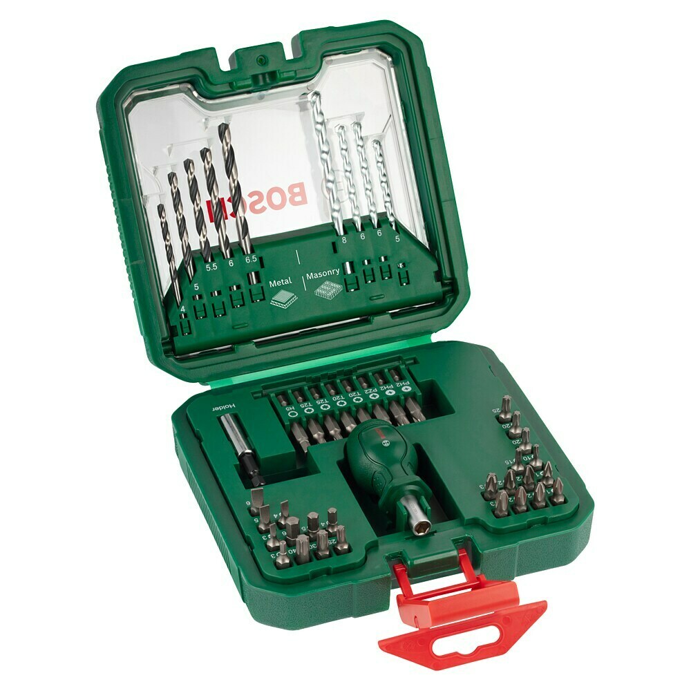 Bosch Bohrer- & Bit-Set Mixed Set S mit Sichtfenster - 43 -tlg. online ...