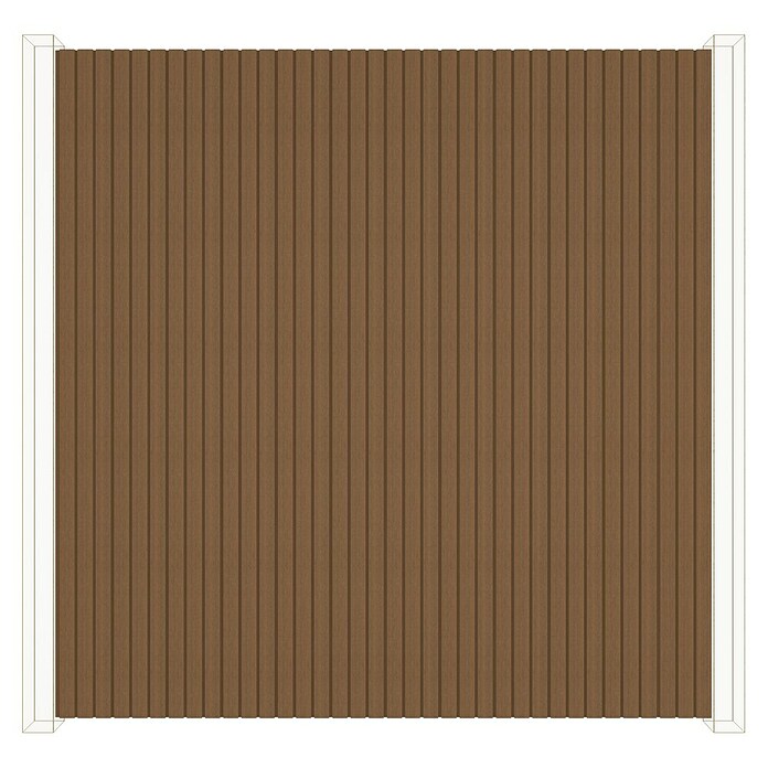 b!design Panel de pared alistonado (Teca, Madera, 300 cm x 17,5 cm x 2 ...