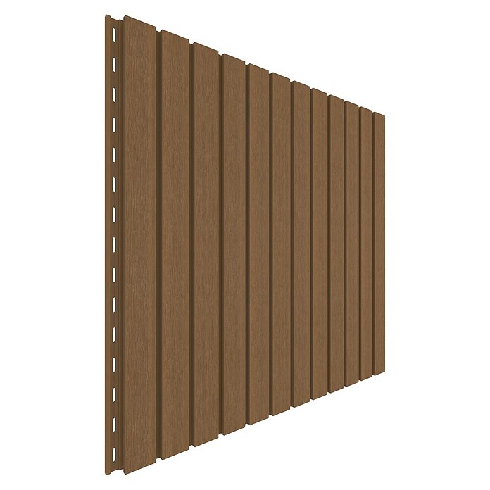 b!design Panel de pared alistonado (Teca, Madera, 300 cm x 17,5 cm x 2 ...