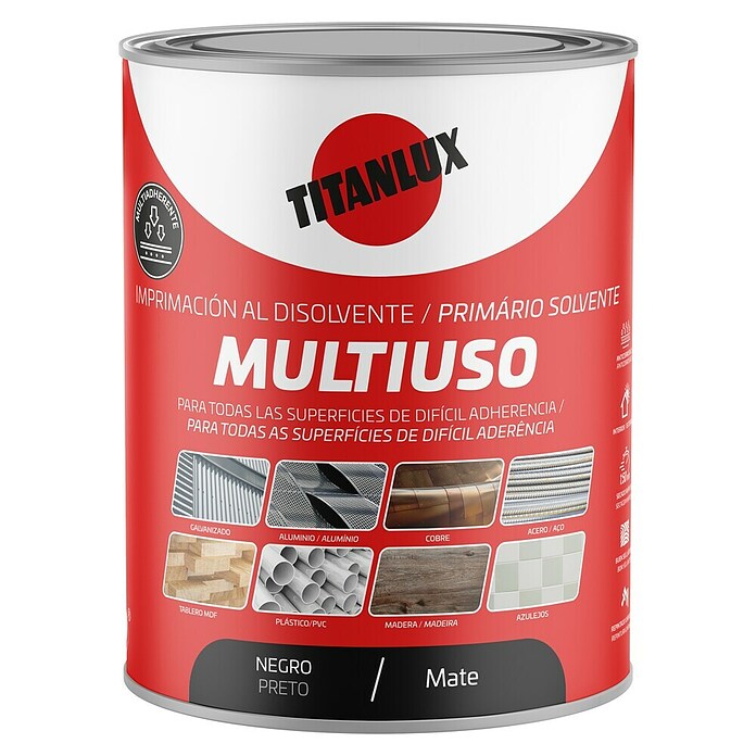Titanlux Imprimación Multiuso (Negro, 2,5 l) | BAUHAUS