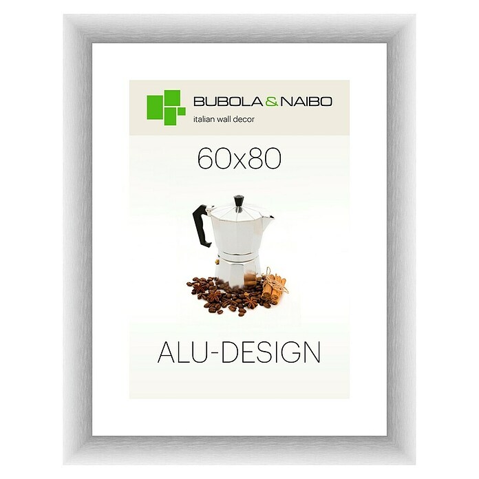Bubola & Naibo Aluminijski okvir (Format slike: 60 x 80 cm, Srebrne ...