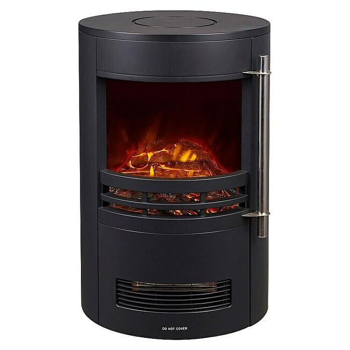 Fulmo Chimenea eléctrica Barcelona (2.000 W, Negro, 41 x 41 x 64,5 cm ...