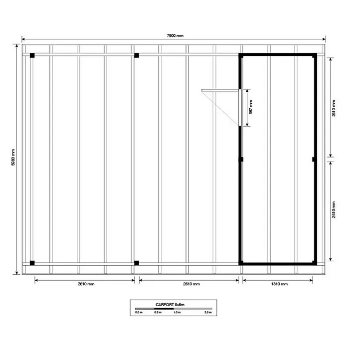 Alpholz Carport Freya "Grey Line" kaufen