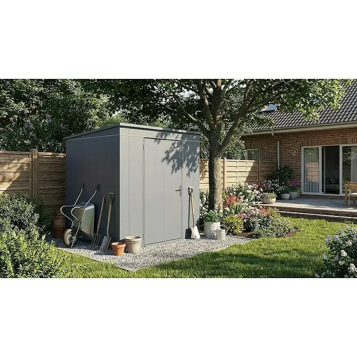 Weka Metallgerätehaus Gary 3 online kaufen bei BAUHAUS