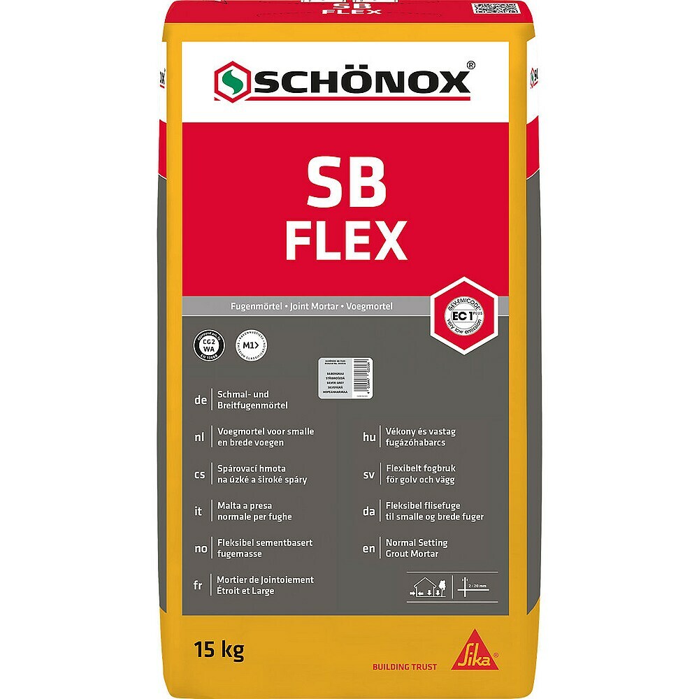 Schönox Fliesenkleber SB FLEX silbergrau 15 kg online kaufen bei BAUHAUS