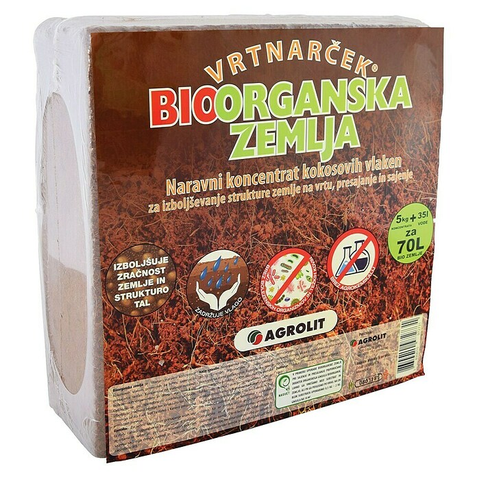 Agrolit Organska zemlja Vrtnarček (5 kg) | 7503 - Spezialerde Marke ...