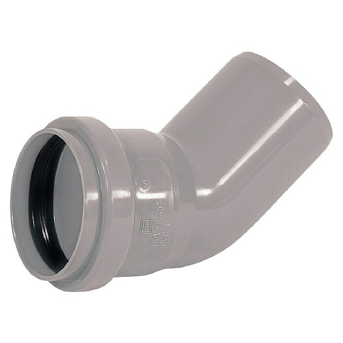 Martens Pvc-bocht (Pvc, 32 mm, 45 °, Grijs) | BAUHAUS