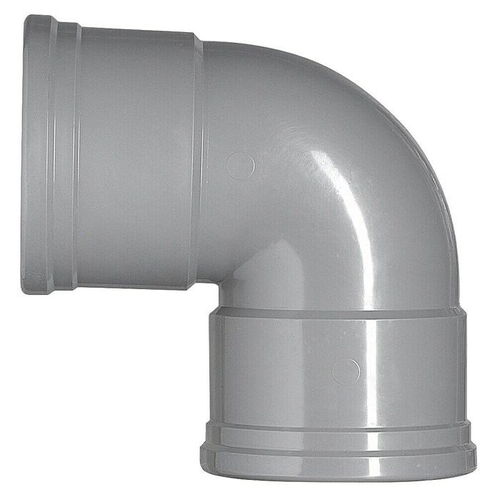Martens Pvc-bocht 2 x MM 87 (Pvc, 110 mm, 87 °, Grijs) | BAUHAUS