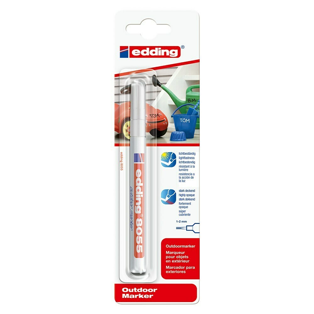 Edding Outdoormarker 8055 - Strichstärke: 1 mm, Weiß online kaufen bei ...