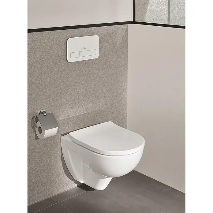 Villeroy & Boch Wand-WC-Set Targa Twist Flush - Spülrandlos, Ohne ...