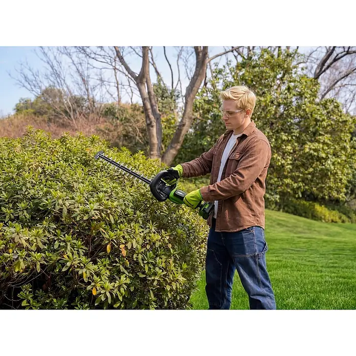 Greenworks Akku-Heckenschere GW 24V 51 cm BL - 24 V, Li-Ionen, 1 Akku ...