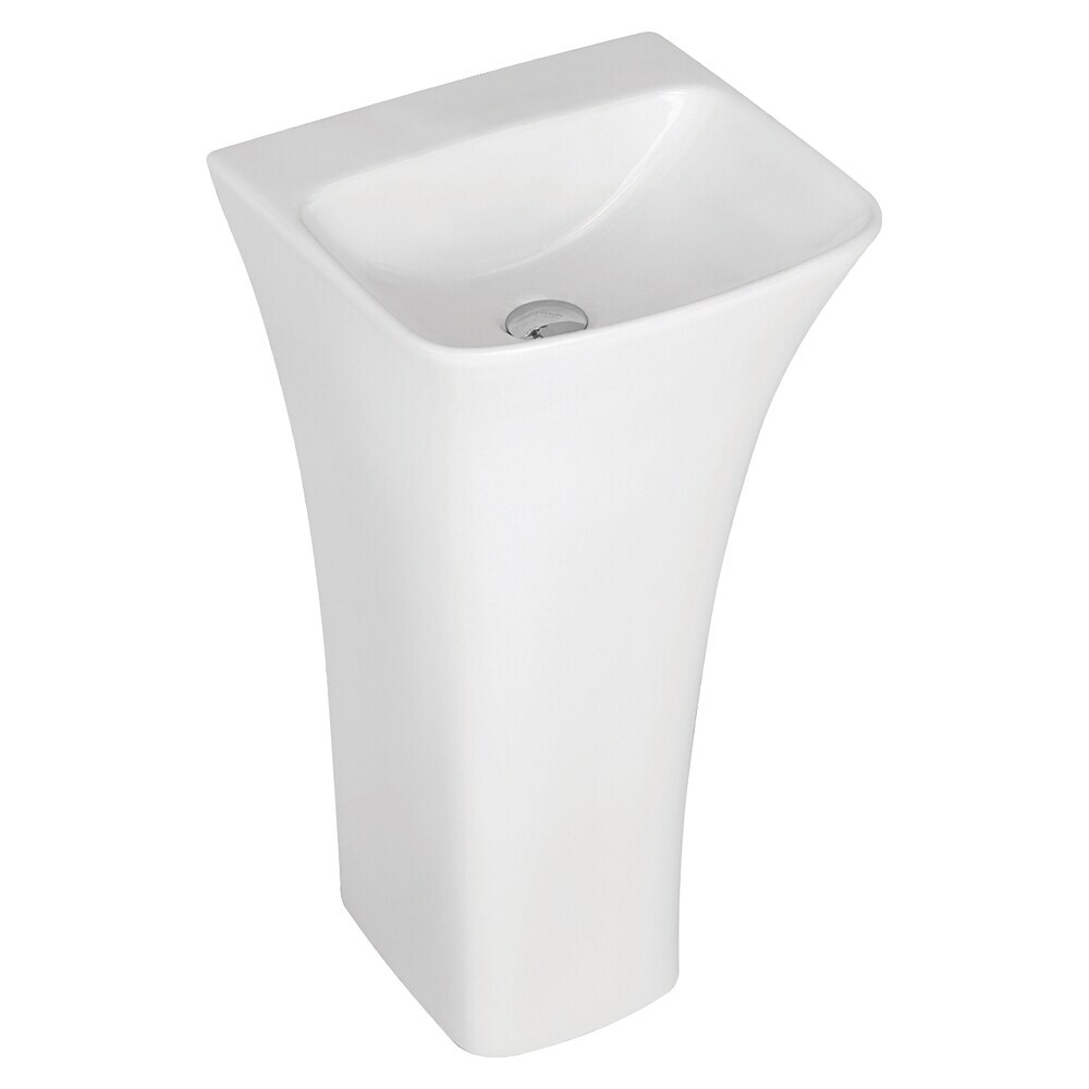Sanicomfort Opia Waschtisch - 41 x 38 cm, Ohne Spezialglasur, Hahnloch ...