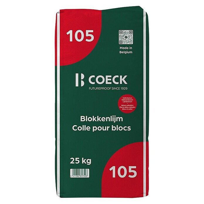 Coeck Lijm voor cellenbeton- en bouwblokken (25 kg ...