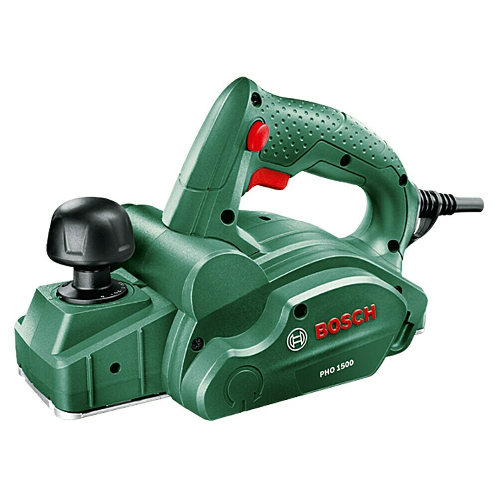 Bosch Handhobel PHO 1500 - 550 W, Hobeltiefe: 0 mm - 1,5 mm, 19.500 U ...