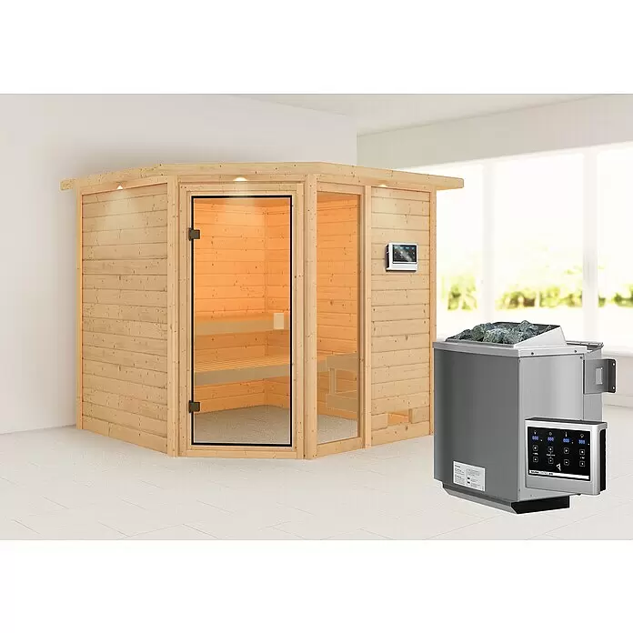 Karibu Massivholzsauna Tabea online kaufen bei BAUHAUS