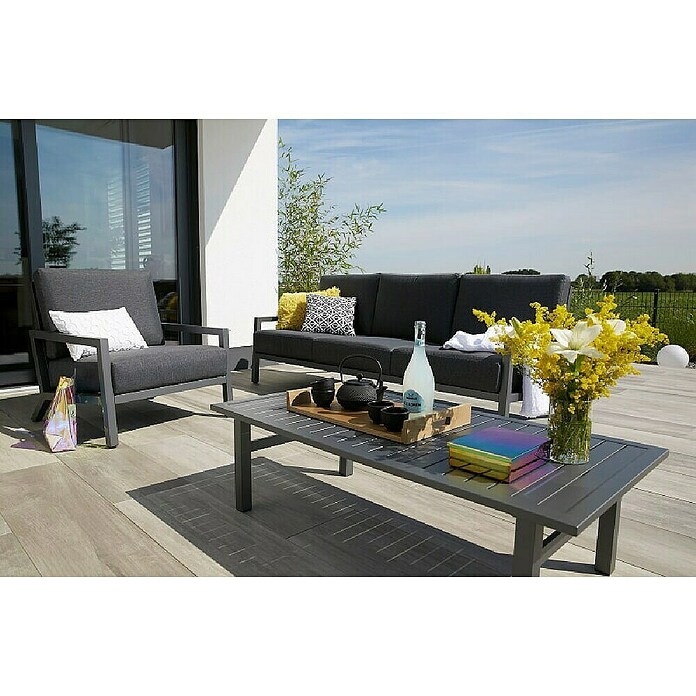 Sunfun Maja Set lounge namještaja (4 -dij., Aluminij, Antracit) | BAUHAUS