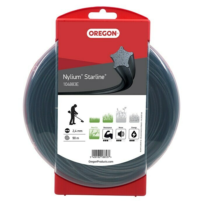 Oregon Nylonfaden Starline (Fadenlänge: 90 m, Fadenstärke: 2,4 mm ...