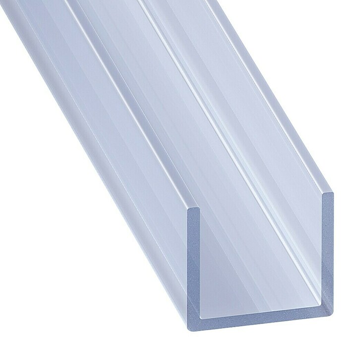 Kantoflex U-Profil (L x B x H: 2 000 x 18 x 10 mm, PVC, Unbehandelt ...