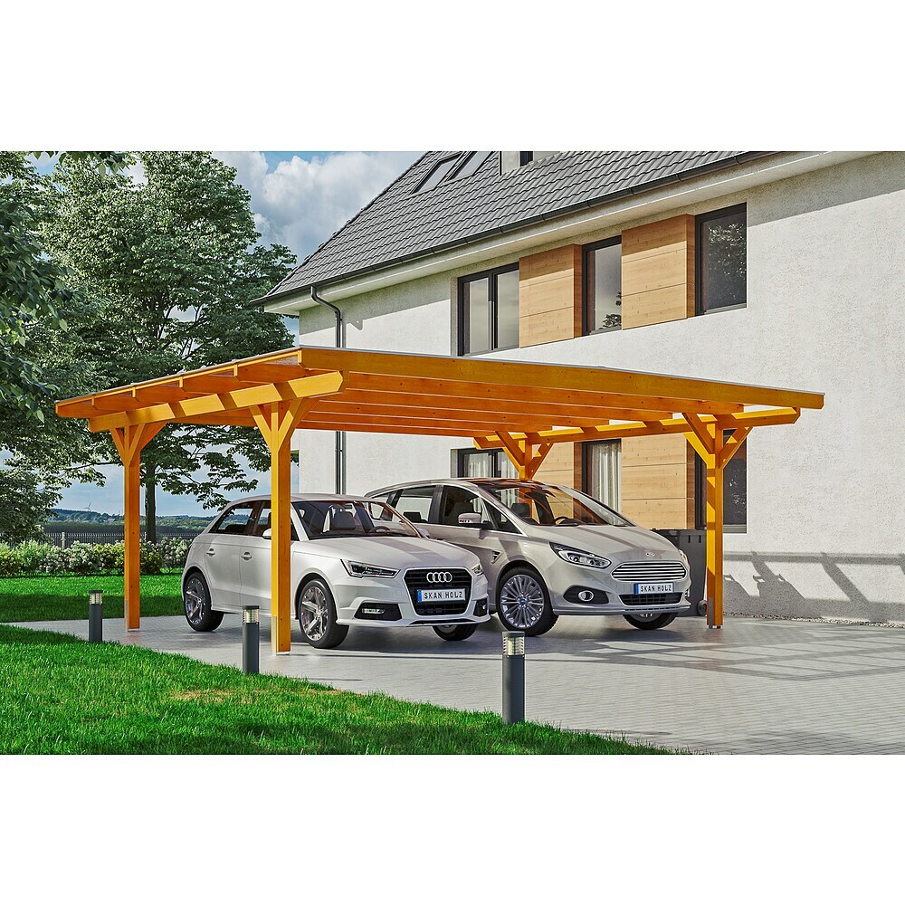 Spannende Skan Holz Carport Bilder