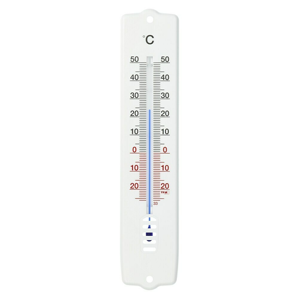 TFA Dostmann Thermometer - Analog, L x B x H: 0,9 x 4,4 x 20,7 cm, Weiß ...