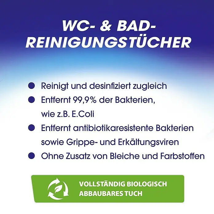 Sagrotan Feuchte Reinigungstücher WC & Bad