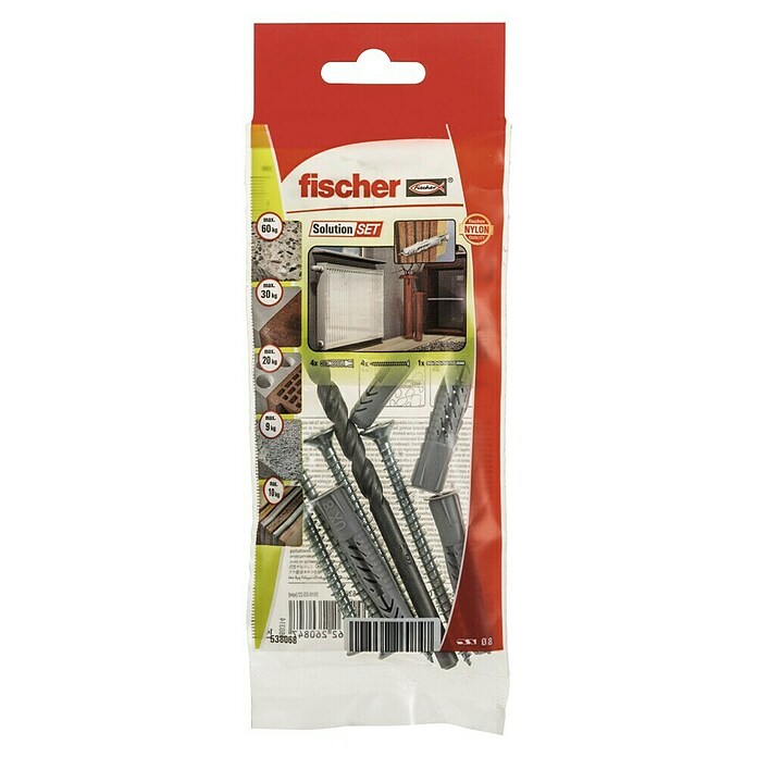 Fischer Bevestigingsset Set Radiator B NV (Materiaal plug: Nylon ...