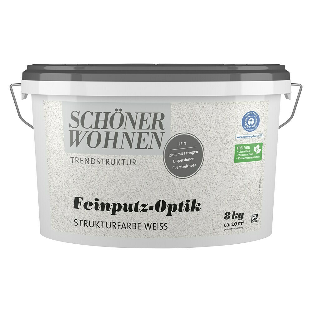 SCHÖNER WOHNEN-Farbe Trendstruktur Dekoputz Feinputz-Optik ...