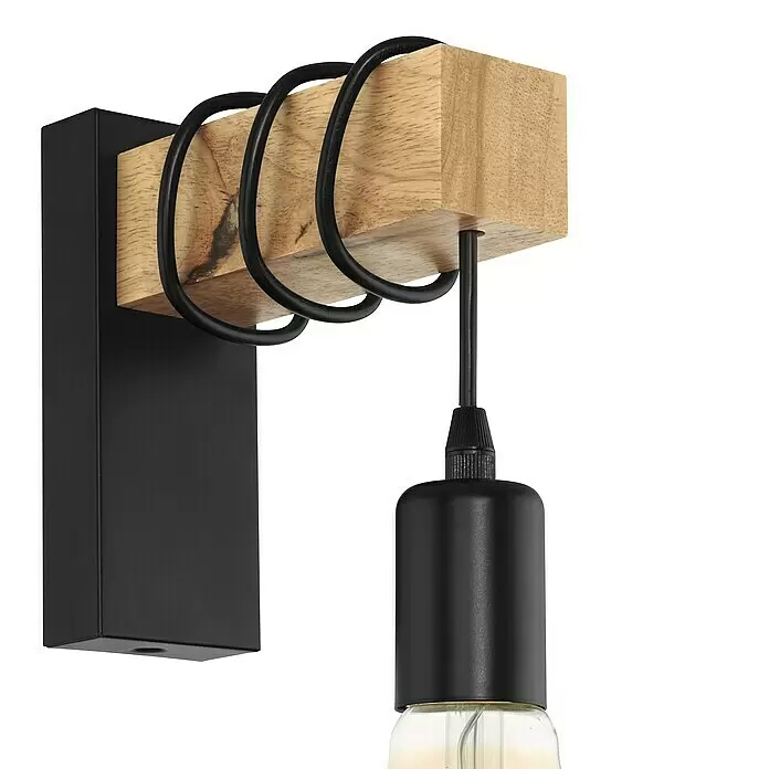Eglo Townshend Wandleuchte - 10 W, L x B x H: 19 x 6,5 x 21,5 cm ...