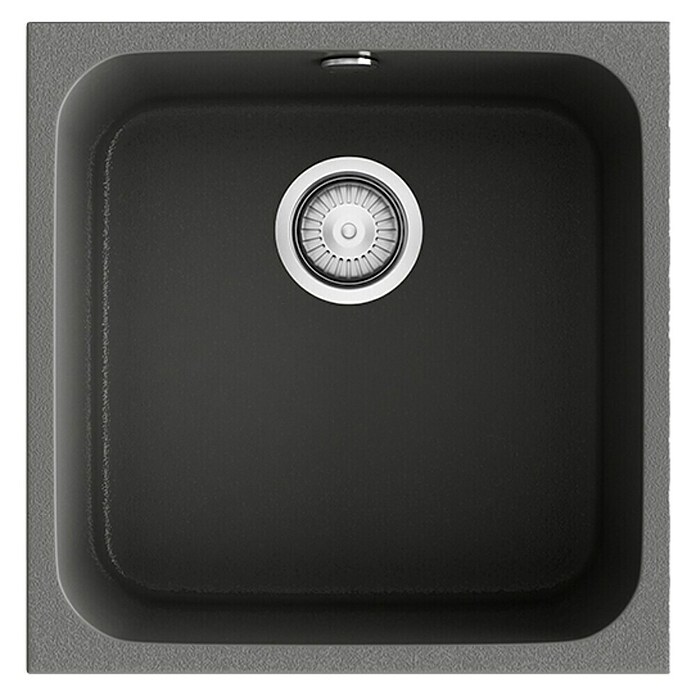 Poalgi Fregadero encastrable Gandía Soft 40 (44,5 x 44 cm, Concret ...