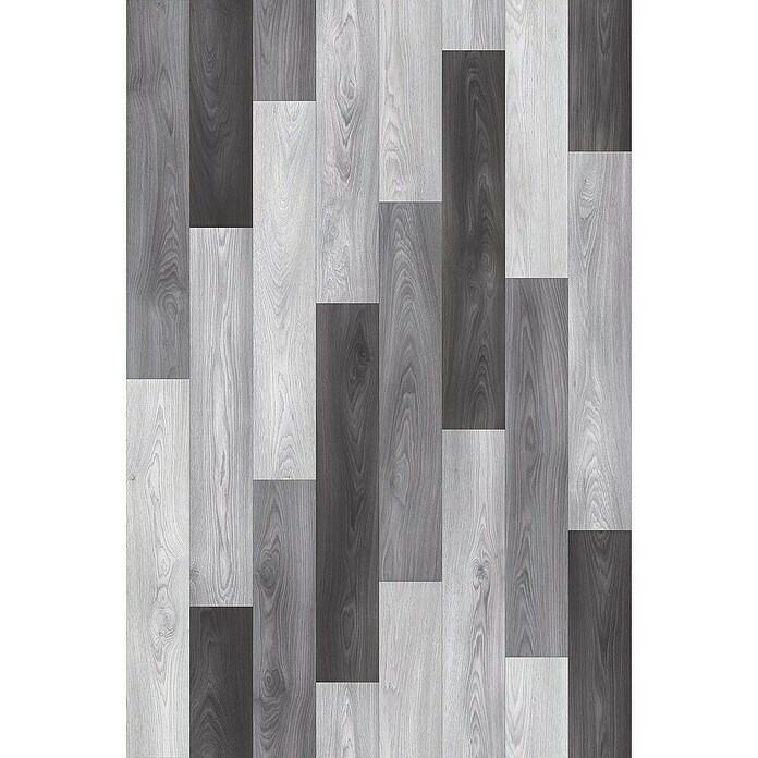 Beauflor PVC-Boden Meterware Plaza (200 cm, Keyline, Grau/Schwarz ...